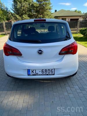 White Opel Corsa 2016 in Riga, with an engine capacity of 1.40 L and mileage of 191 thousand km for 4890 €, photo 3 on AUTOMOTO.COM.LV