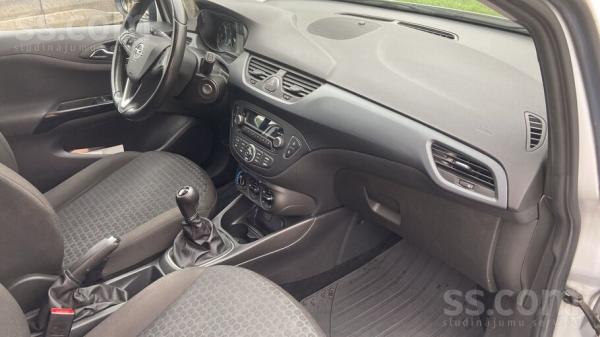 White Opel Corsa 2017 in Riga, with an engine capacity of 1.30 L and mileage of 79 thousand km for 7865 €, photo 7 on AUTOMOTO.COM.LV