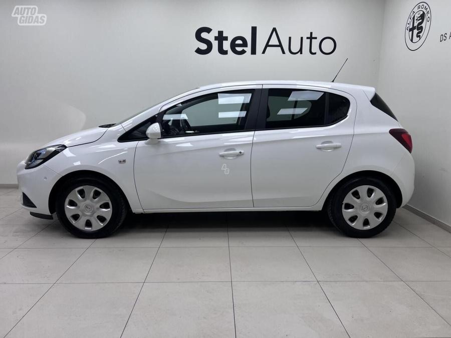 White Opel Corsa 2019 in Vilnius, with an engine capacity of 1.40 L and mileage of 130 thousand km for 7700 €, photo 3 on AUTOMOTO.COM.LV