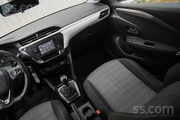 White Opel Corsa 2020 in Riga, with an engine capacity of 1.50 L and mileage of 219 thousand km for 7590 €, photo 10 on AUTOMOTO.COM.LV
