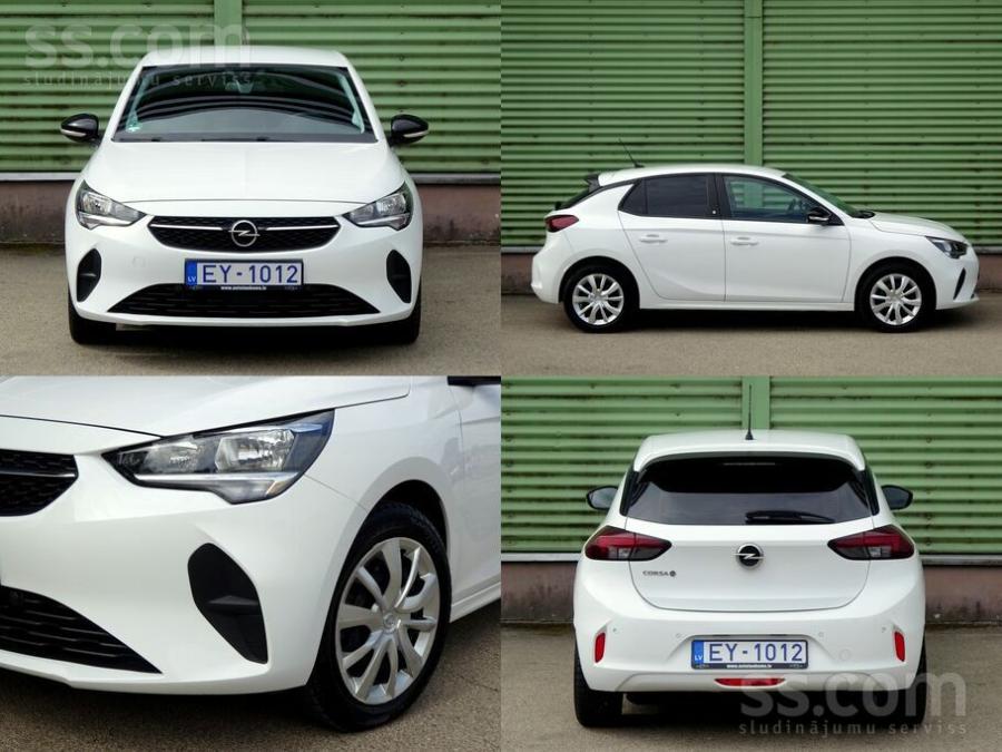 White Opel Corsa 2020 in Riga, with an engine capacity of 1.40 L and mileage of 86 thousand km for 12900 €, photo 12 on AUTOMOTO.COM.LV