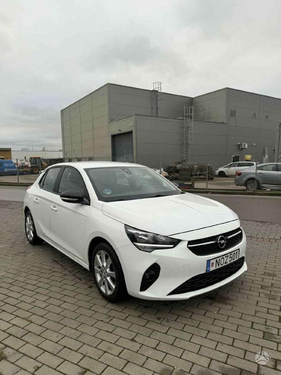 White Opel Corsa 2021 in Kaunas, with an engine capacity of 1.50 L and mileage of 164 thousand km for 8800 €, photo 1 on AUTOMOTO.COM.LV