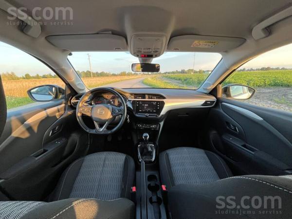 White Opel Corsa 2021 in Jelgava, with an engine capacity of 1.20 L and mileage of 108 thousand km for 8900 €, photo 2 on AUTOMOTO.COM.LV