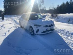White Opel Corsa 2021 in Ogre, with an engine capacity of 1.20 L and mileage of 51 thousand km for 9350 €, photo  on AUTOMOTO.COM.LV