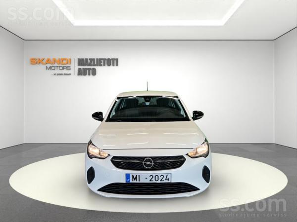 White Opel Corsa 2021 in Riga, with an engine capacity of 1.20 L and mileage of 97 thousand km for 8490 €, photo 3 on AUTOMOTO.COM.LV
