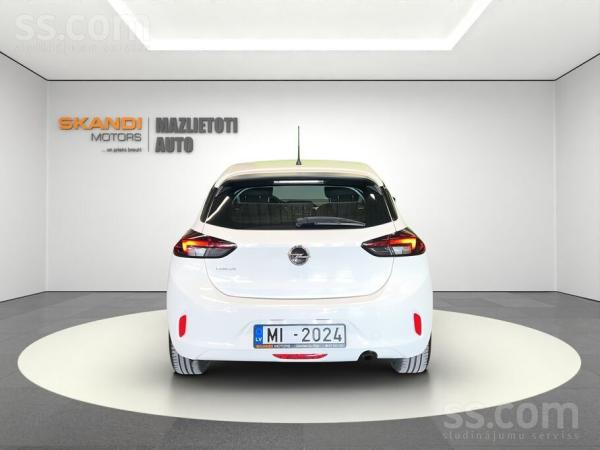 White Opel Corsa 2021 in Riga, with an engine capacity of 1.20 L and mileage of 97 thousand km for 8490 €, photo 6 on AUTOMOTO.COM.LV
