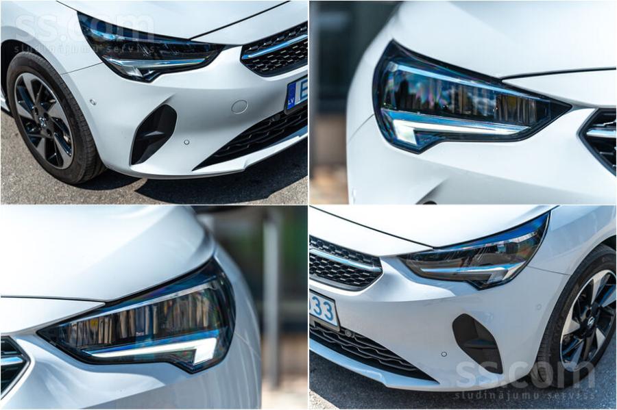 White Opel Corsa 2022 in Riga, with an engine capacity of 1.20 L and mileage of 27 thousand km for 16990 €, photo 16 on AUTOMOTO.COM.LV
