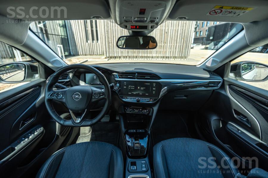White Opel Corsa 2022 in Riga, with an engine capacity of 1.20 L and mileage of 27 thousand km for 16990 €, photo 24 on AUTOMOTO.COM.LV