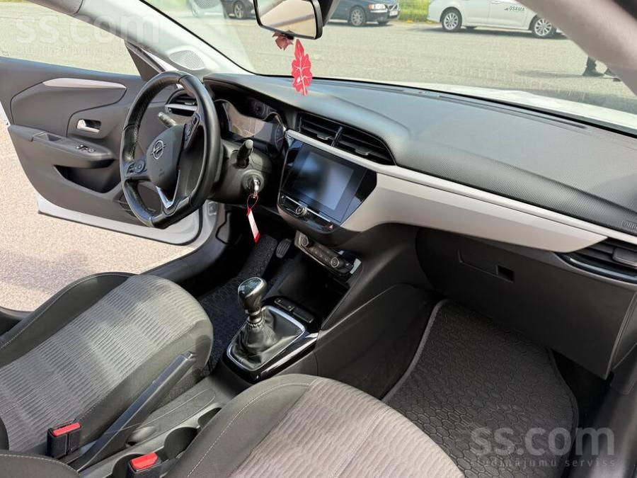 White Opel Corsa 2023 in Riga, with an engine capacity of 1.50 L and mileage of 110 thousand km for 11500 €, photo 20 on AUTOMOTO.COM.LV