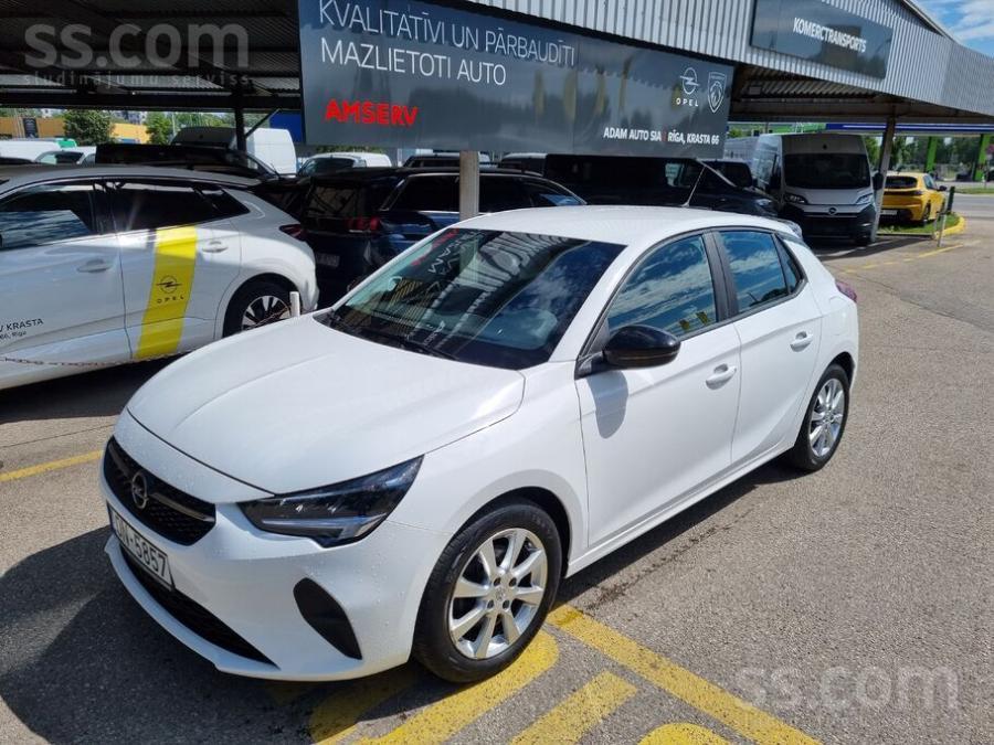Balts Opel Corsa 2023 Rīga, ar dzinēja tilpumu 1.20 L un nobraukumu 31 tūkst. km par 13600 €, foto 1 vietnē AUTOMOTO.COM.LV