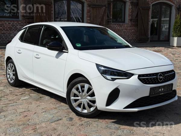 White Opel Corsa 2023 in Liepaja, with an engine capacity of 1.50 L and mileage of 139 thousand km for 9600 €, photo 1 on AUTOMOTO.COM.LV