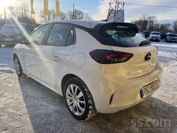 White Opel Corsa 2025 in Riga, with an engine capacity of 1.20 L and mileage of 10 thousand km for 20500 €, photo 2 on AUTOMOTO.COM.LV