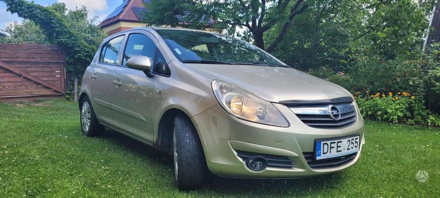 Dzeltens Opel Corsa 2007 Viļņa, ar dzinēja tilpumu 1.36 L un nobraukumu 211 tūkst. km par 600 €, foto 3 vietnē AUTOMOTO.COM.LV