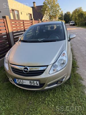 Dzeltens Opel Corsa 2007 Jelgava, ar dzinēja tilpumu 1.40 L un nobraukumu 237 tūkst. km par 1800 €, foto  vietnē AUTOMOTO.COM.LV
