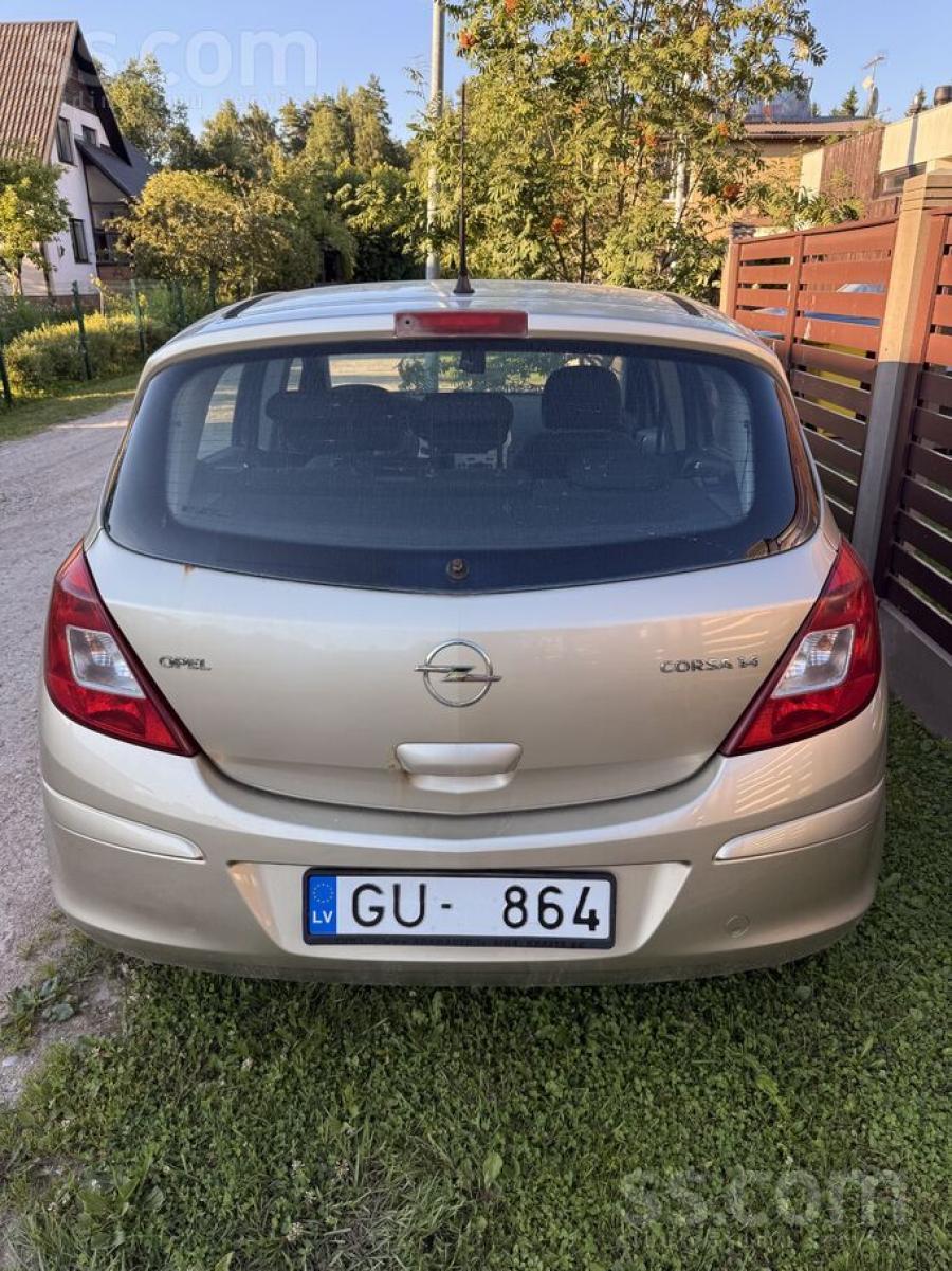 Dzeltens Opel Corsa 2007 Jelgava, ar dzinēja tilpumu 1.40 L un nobraukumu 237 tūkst. km par 1800 €, foto 4 vietnē AUTOMOTO.COM.LV