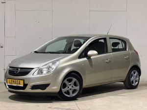 Yellow Opel Corsa 2008 in Klaipeda, with an engine capacity of 1.36 L and mileage of 122 thousand km for 2500 €, photo  on AUTOMOTO.COM.LV