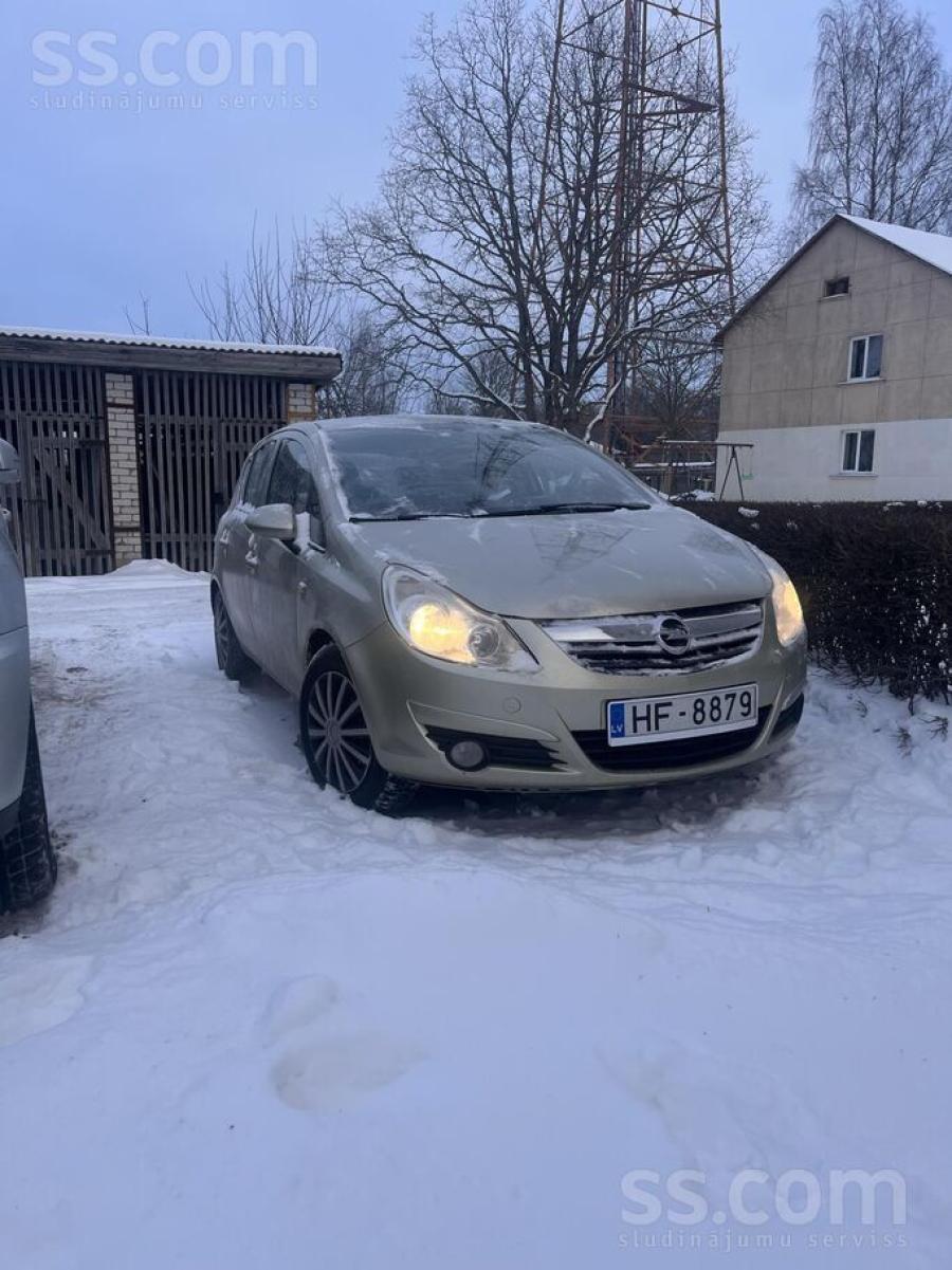 Dzeltens Opel Corsa 2008 Kuldīga, ar dzinēja tilpumu 1.30 L un nobraukumu 0 tūkst. km par 900 €, foto 2 vietnē AUTOMOTO.COM.LV