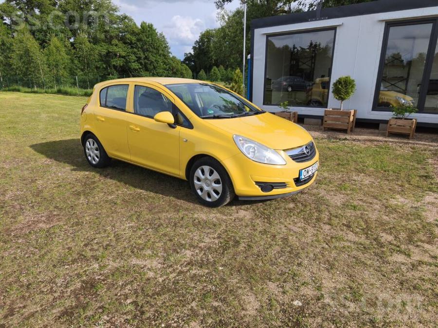 Dzeltens Opel Corsa 2008 Kuldīga, ar dzinēja tilpumu 1.20 L un nobraukumu 170 tūkst. km par 2990 €, foto 1 vietnē AUTOMOTO.COM.LV