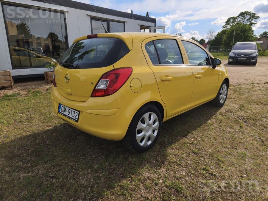 Dzeltens Opel Corsa 2008 Kuldīga, ar dzinēja tilpumu 1.20 L un nobraukumu 170 tūkst. km par 2990 €, foto 4 vietnē AUTOMOTO.COM.LV