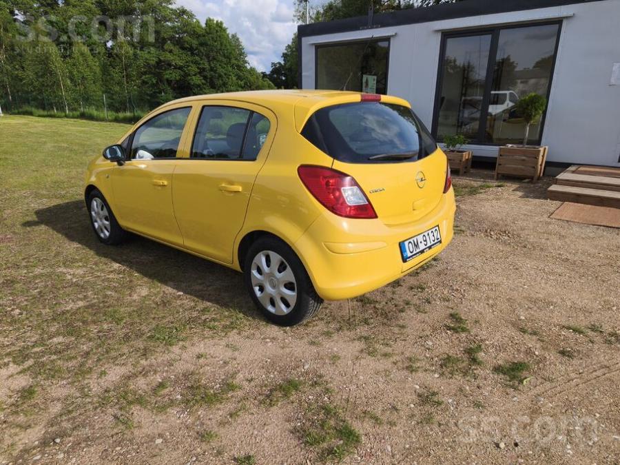 Dzeltens Opel Corsa 2008 Kuldīga, ar dzinēja tilpumu 1.20 L un nobraukumu 170 tūkst. km par 2990 €, foto 5 vietnē AUTOMOTO.COM.LV