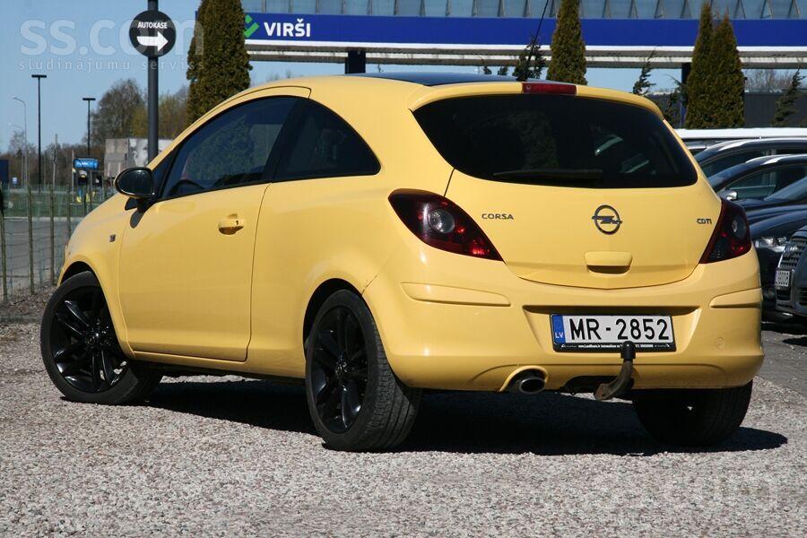 Dzeltens Opel Corsa 2011 Tukums, ar dzinēja tilpumu 1.70 L un nobraukumu 218 tūkst. km par 2250 €, foto 5 vietnē AUTOMOTO.COM.LV