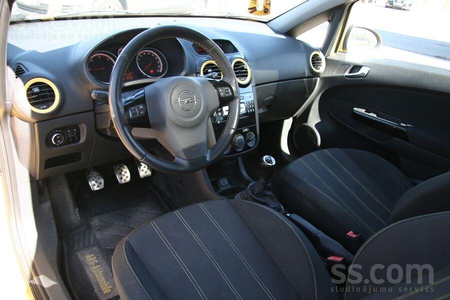 Dzeltens Opel Corsa 2011 Tukums, ar dzinēja tilpumu 1.70 L un nobraukumu 218 tūkst. km par 2250 €, foto 6 vietnē AUTOMOTO.COM.LV