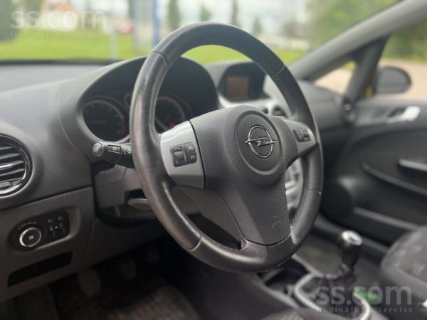 Yellow Opel Corsa 2013 in Jekabpils, with an engine capacity of 1.20 L and mileage of 239 thousand km for 3590 €, photo 9 on AUTOMOTO.COM.LV