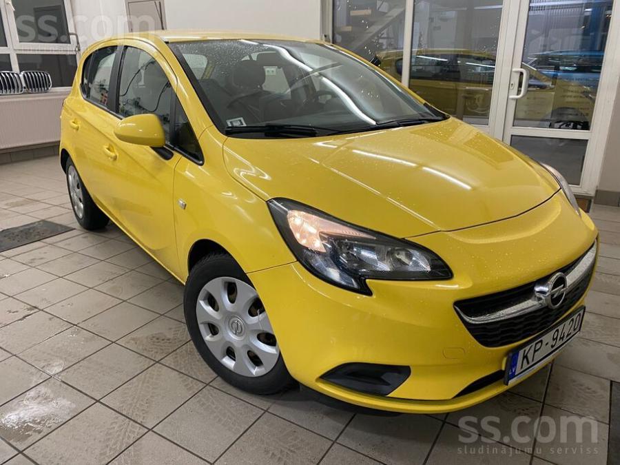 Yellow Opel Corsa 2016 in Tukums, with an engine capacity of 1.40 L and mileage of 160 thousand km for 4700 €, photo 5 on AUTOMOTO.COM.LV