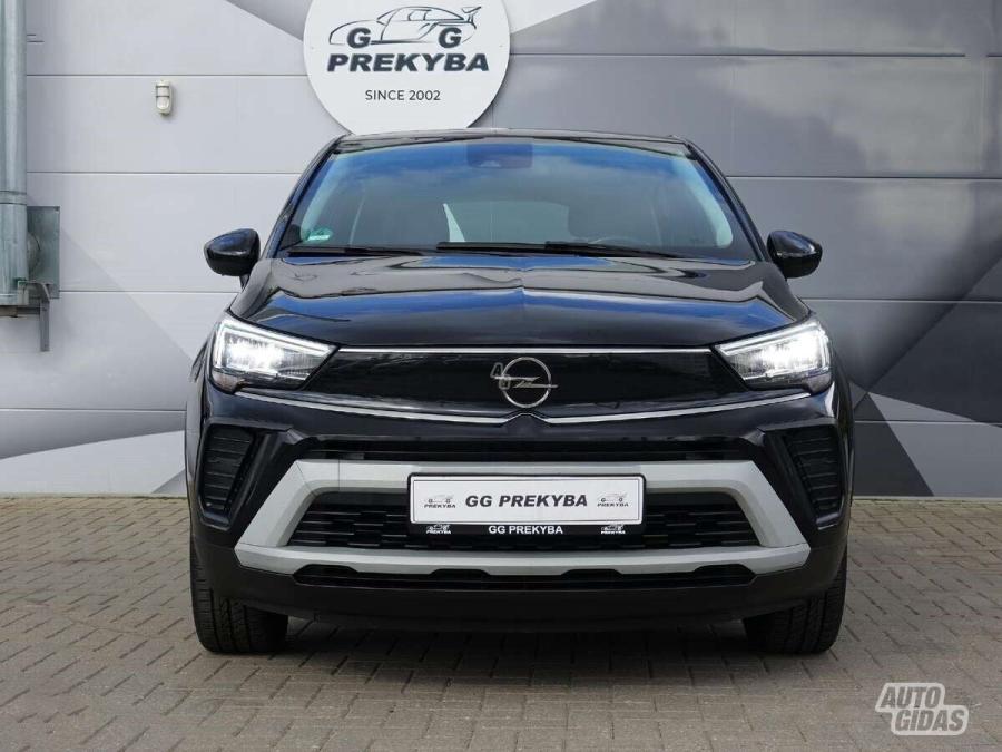 Black Opel Crossland 2022 in Ramuciai, with an engine capacity of 1.20 L and mileage of 88 thousand km for 13450 €, photo 3 on AUTOMOTO.COM.LV