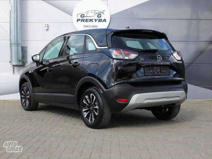 Black Opel Crossland 2022 in Ramuciai, with an engine capacity of 1.20 L and mileage of 88 thousand km for 13450 €, photo 7 on AUTOMOTO.COM.LV