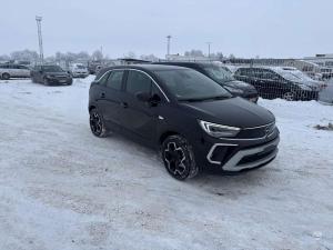 Melns Opel Crossland 2022 Marijampole, ar dzinēja tilpumu 1.20 L un nobraukumu 25 tūkst. km par 12750 €, foto  vietnē AUTOMOTO.COM.LV