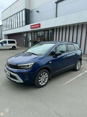 Blue Opel Crossland 2021 in Vilnius, with an engine capacity of 1.50 L and mileage of 57 thousand km for 12000 €, photo  on AUTOMOTO.COM.LV