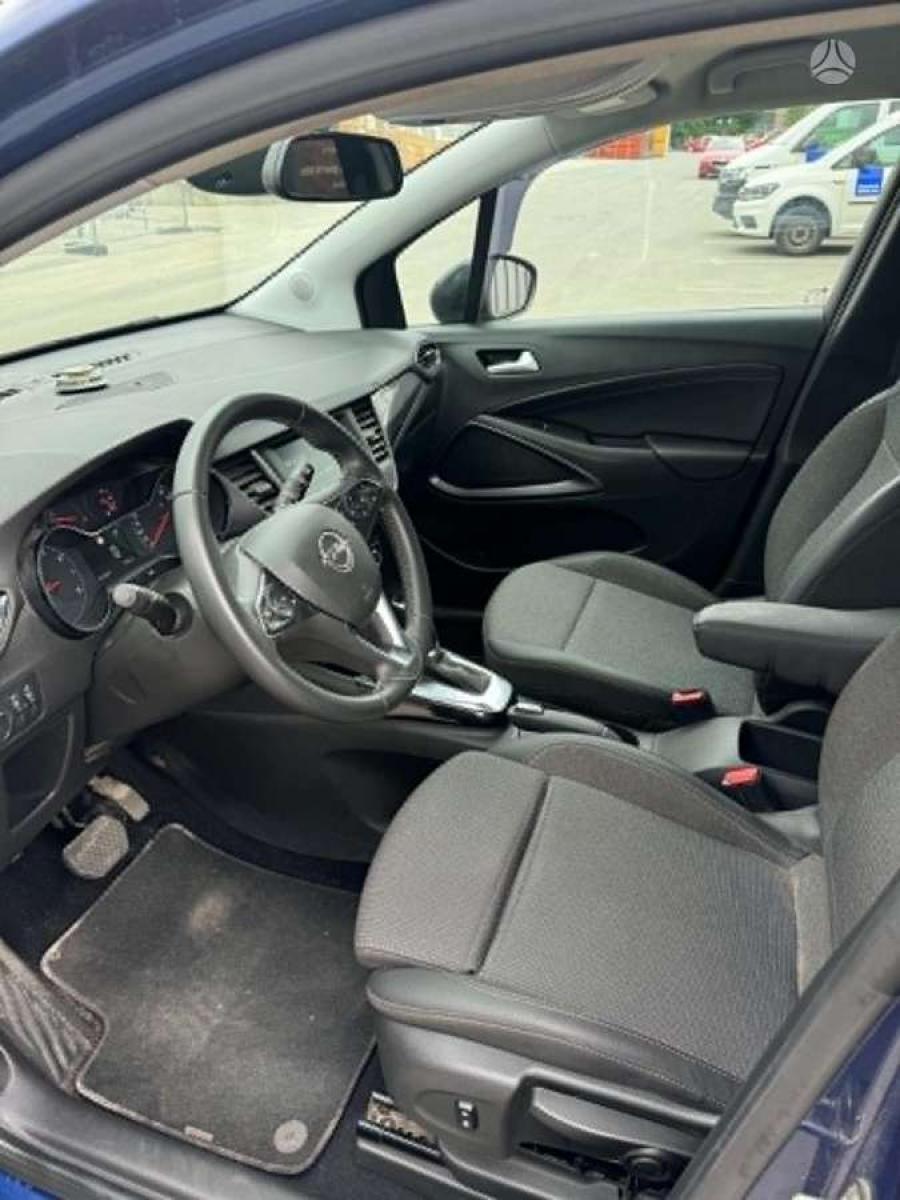 Blue Opel Crossland 2021 in Vilnius, with an engine capacity of 1.50 L and mileage of 57 thousand km for 12000 €, photo 7 on AUTOMOTO.COM.LV