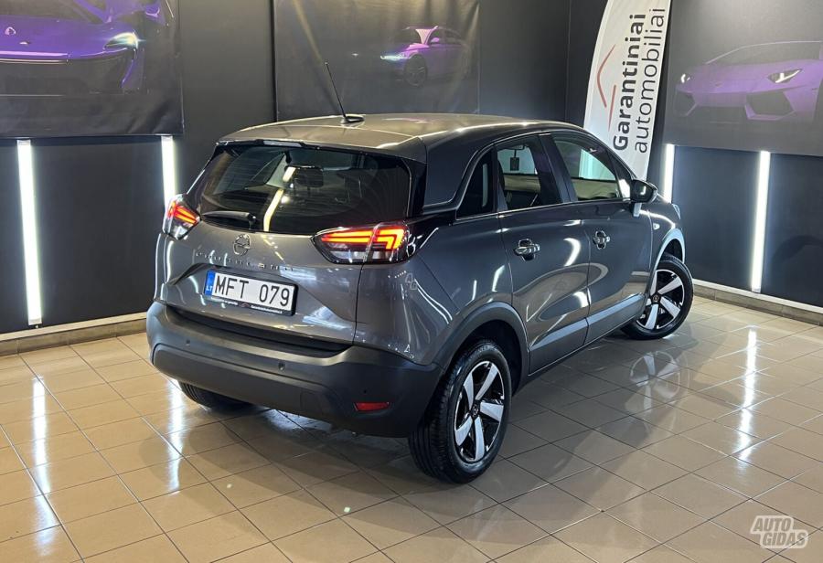 Grey Opel Crossland 2022 in Avizieniai, with an engine capacity of 1.20 L and mileage of 65 thousand km for 12950 €, photo 3 on AUTOMOTO.COM.LV