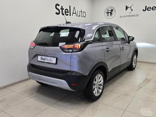 Grey Opel Crossland 2022 in Vilnius, with an engine capacity of 1.20 L and mileage of 100 thousand km for 11490 €, photo 5 on AUTOMOTO.COM.LV