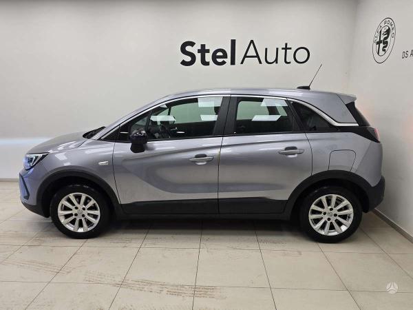 Grey Opel Crossland 2022 in Vilnius, with an engine capacity of 1.20 L and mileage of 100 thousand km for 11490 €, photo 2 on AUTOMOTO.COM.LV