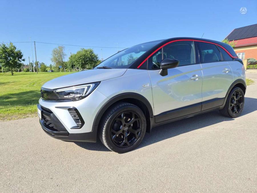 Pelēks Opel Crossland 2022 Šauļi, ar dzinēja tilpumu 1.20 L un nobraukumu 42 tūkst. km par 11600 €, foto 1 vietnē AUTOMOTO.COM.LV
