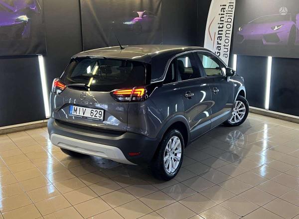 Grey Opel Crossland 2022 in Vilnius, with an engine capacity of 1.20 L and mileage of 36 thousand km for 13950 €, photo 3 on AUTOMOTO.COM.LV