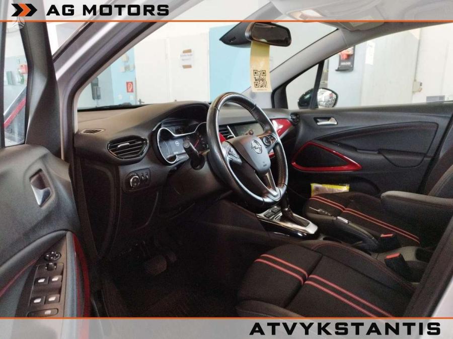 Grey Opel Crossland 2023 in Vilnius, with an engine capacity of 1.20 L and mileage of 101 thousand km for 13000 €, photo 6 on AUTOMOTO.COM.LV