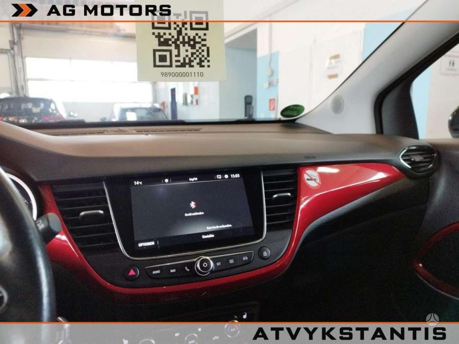 Grey Opel Crossland 2023 in Vilnius, with an engine capacity of 1.20 L and mileage of 101 thousand km for 13000 €, photo 8 on AUTOMOTO.COM.LV