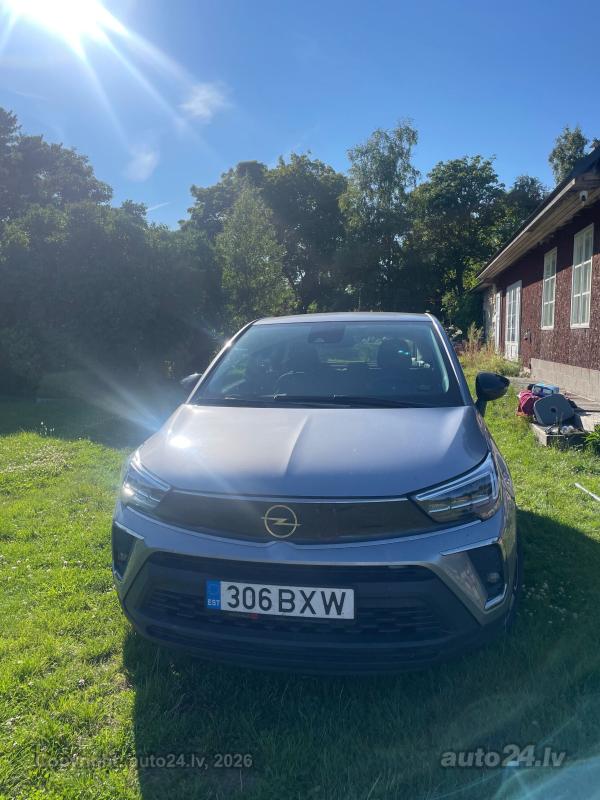 Grey Opel Crossland 2022 in Tallinn, with an engine capacity of 1.20 L and mileage of 50 thousand km for 14900 €, photo 1 on AUTOMOTO.COM.LV