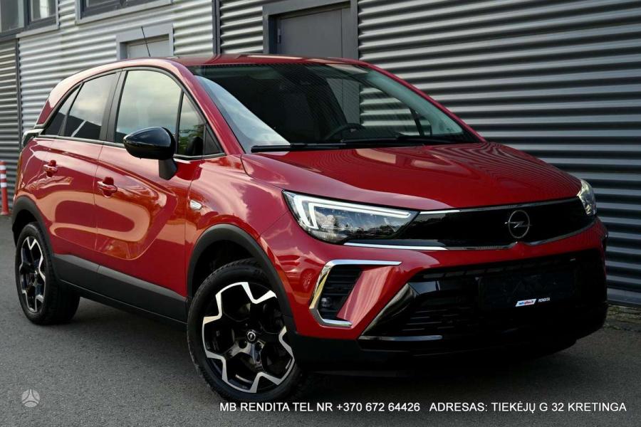 Sarkans Opel Crossland 2022 Kretinga, ar dzinēja tilpumu 1.20 L un nobraukumu 27 tūkst. km par 13499 €, foto 1 vietnē AUTOMOTO.COM.LV