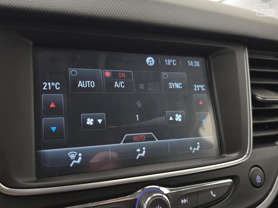Balts Opel Crossland 2021 Viļņa, ar dzinēja tilpumu 1.20 L un nobraukumu 72 tūkst. km par 11900 €, foto 21 vietnē AUTOMOTO.COM.LV