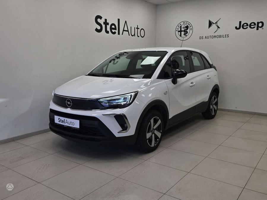Белый Опель Crossland 2021 в Вильнюс, объемом двигателя 1.20 л и пробегом 79 тыс. км за 11490 €, фото 1 на AUTOMOTO.COM.LV