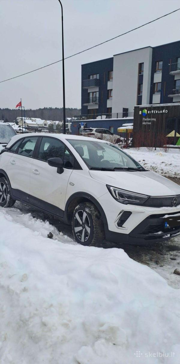 Balts Opel Crossland 2021 Viļņa, ar dzinēja tilpumu 1.20 L un nobraukumu 26 tūkst. km par 13250 €, foto 1 vietnē AUTOMOTO.COM.LV