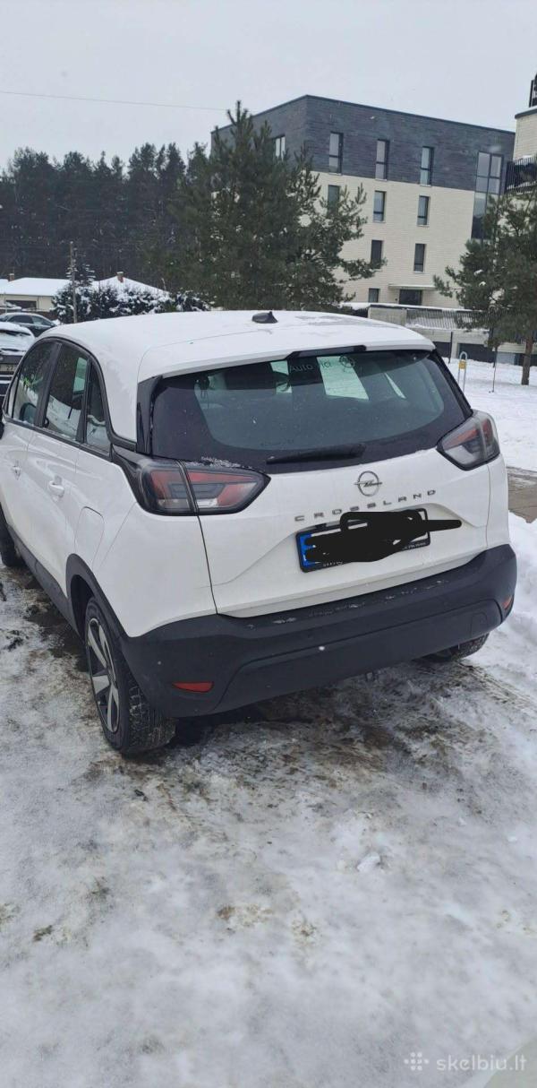 Balts Opel Crossland 2021 Viļņa, ar dzinēja tilpumu 1.20 L un nobraukumu 26 tūkst. km par 13250 €, foto 2 vietnē AUTOMOTO.COM.LV