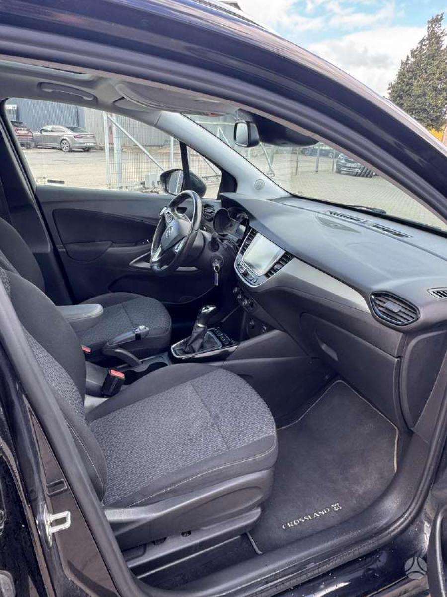 Melns Opel Crossland X 2017 Tauragė, ar dzinēja tilpumu 1.56 L un nobraukumu 168 tūkst. km par 6950 €, foto 8 vietnē AUTOMOTO.COM.LV