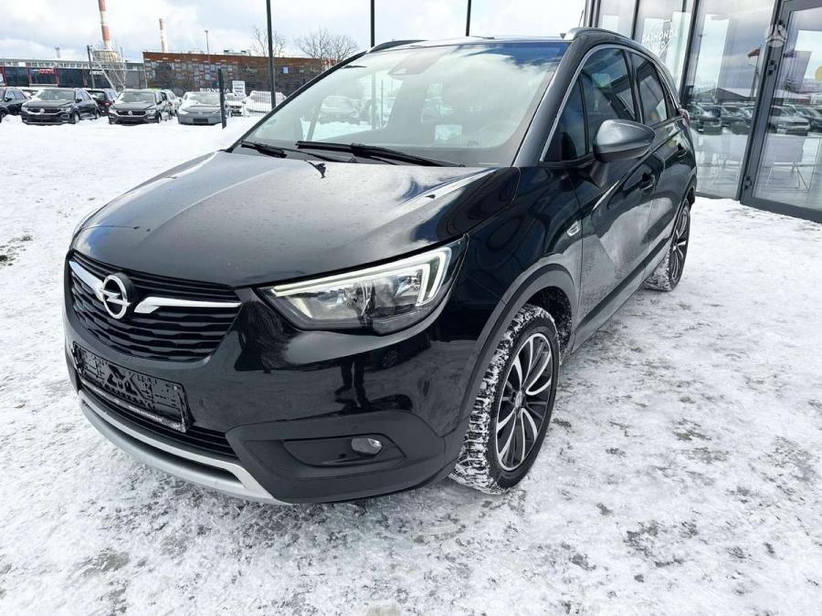 Melns Opel Crossland X 2018 Kauņa, ar dzinēja tilpumu 1.20 L un nobraukumu 152 tūkst. km par 6900 €, foto 1 vietnē AUTOMOTO.COM.LV