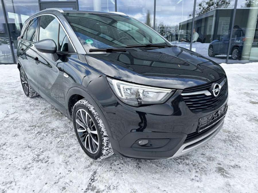 Melns Opel Crossland X 2018 Kauņa, ar dzinēja tilpumu 1.20 L un nobraukumu 152 tūkst. km par 6900 €, foto 3 vietnē AUTOMOTO.COM.LV
