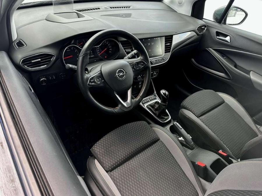 Melns Opel Crossland X 2018 Kauņa, ar dzinēja tilpumu 1.20 L un nobraukumu 152 tūkst. km par 6900 €, foto 7 vietnē AUTOMOTO.COM.LV